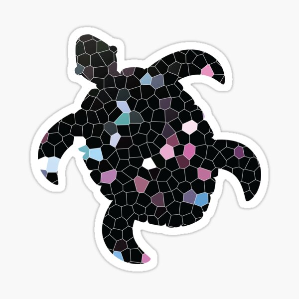 "Fancy Turtle " Sticker by seacreaturesDes | Redbubble