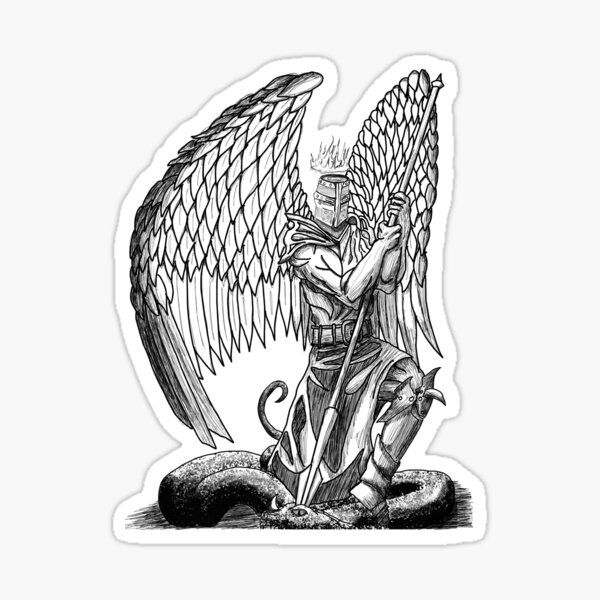 "Archangel " Sticker for Sale by CalebDavidTews | Redbubble