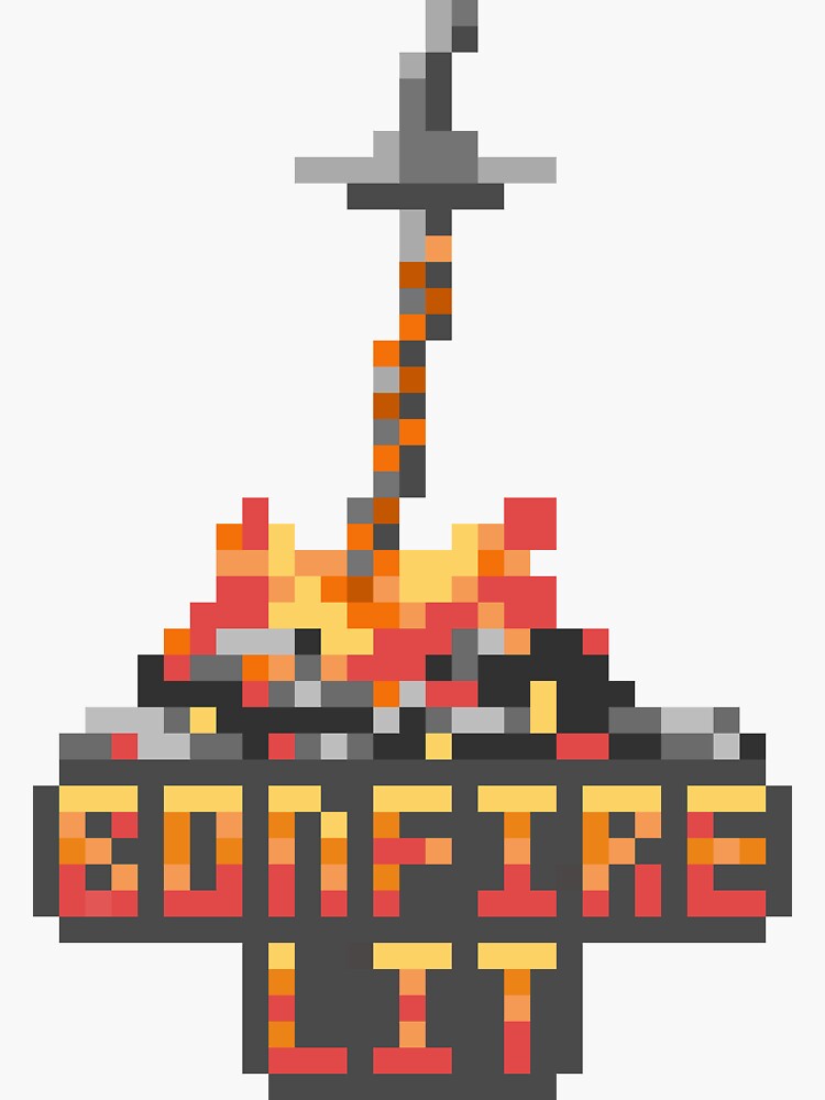 "Bonfire Lit" Sticker for Sale by Terra Taylor | Redbubble