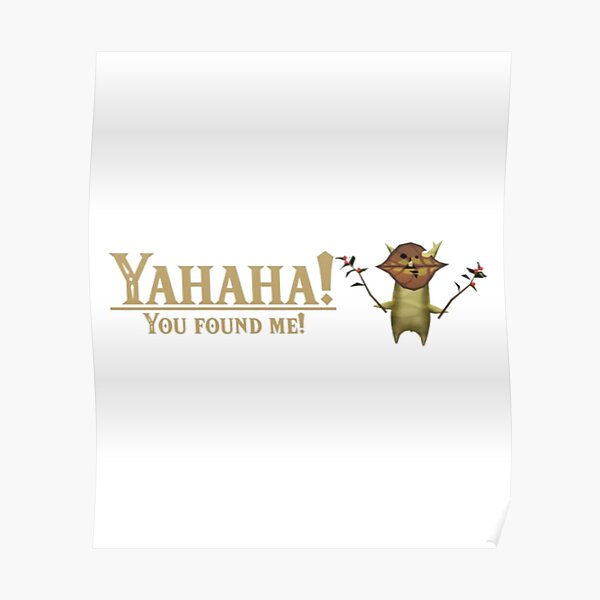 "Yahaha You found me! - Korok BOTW" Poster for Sale by HenryMay | Redbubble