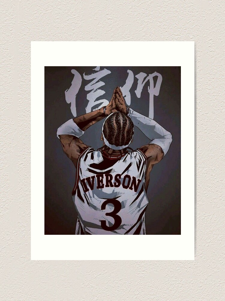 "Allen Iverson Poster" Art Print for Sale by johnjuarez | Redbubble