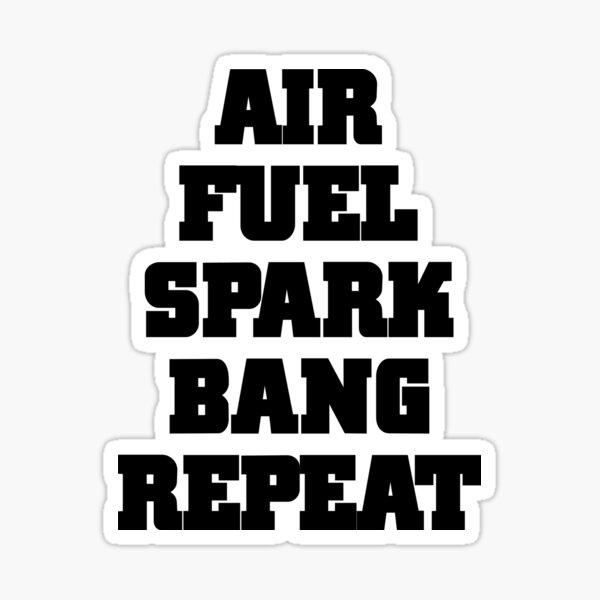 "Funny Mechanic Engine Builder Muscle Car Automotive Lover" Sticker by ...