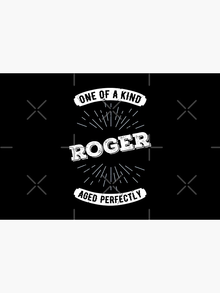 Custom Roger Name-One Of A Kind and Aged Perfectly Bath Mat sold by ...