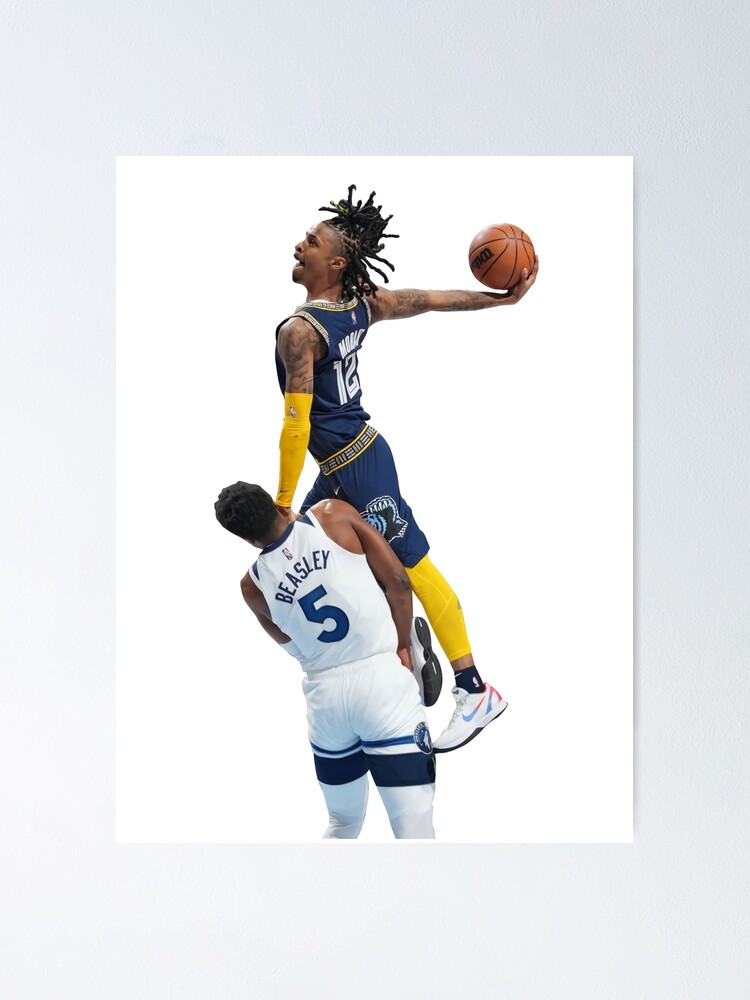 Poster « Ja Morant Postérisé Dunk sur Malik Beasley », par HazlettTLH ...