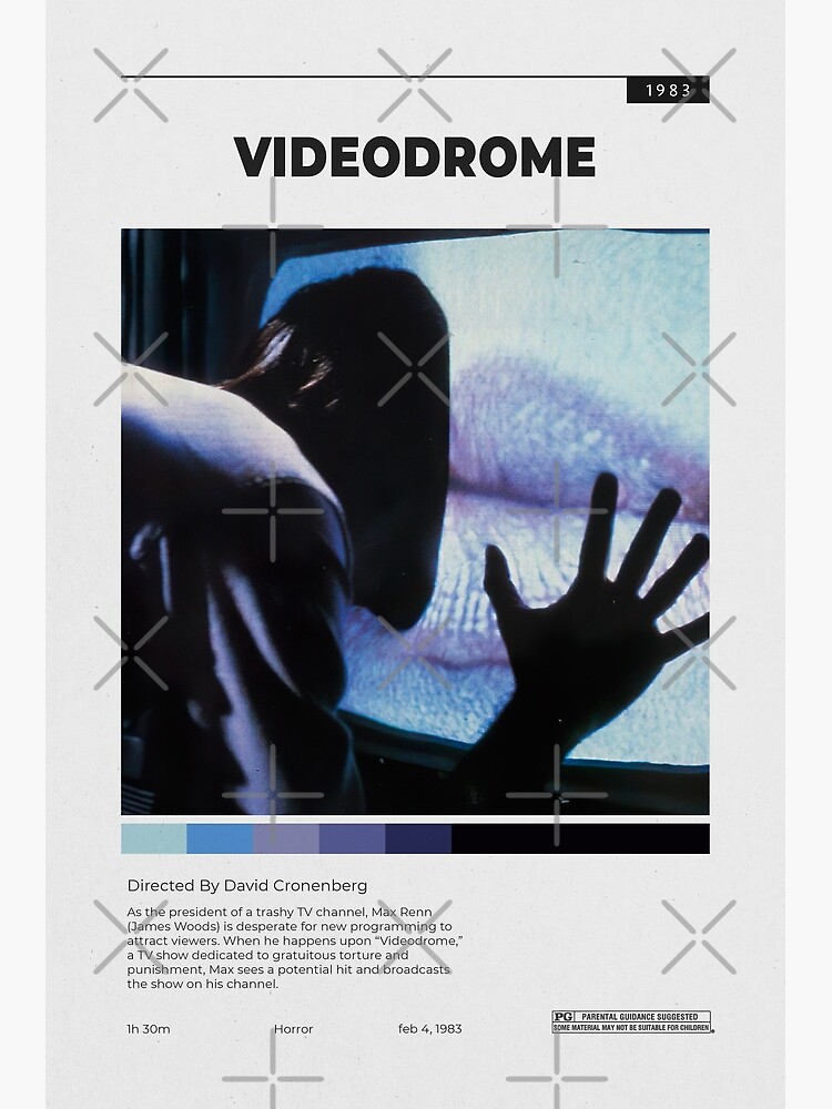 Videodrome 1983 Horror Movie Poster Poster For Sale By Lifeonthestage