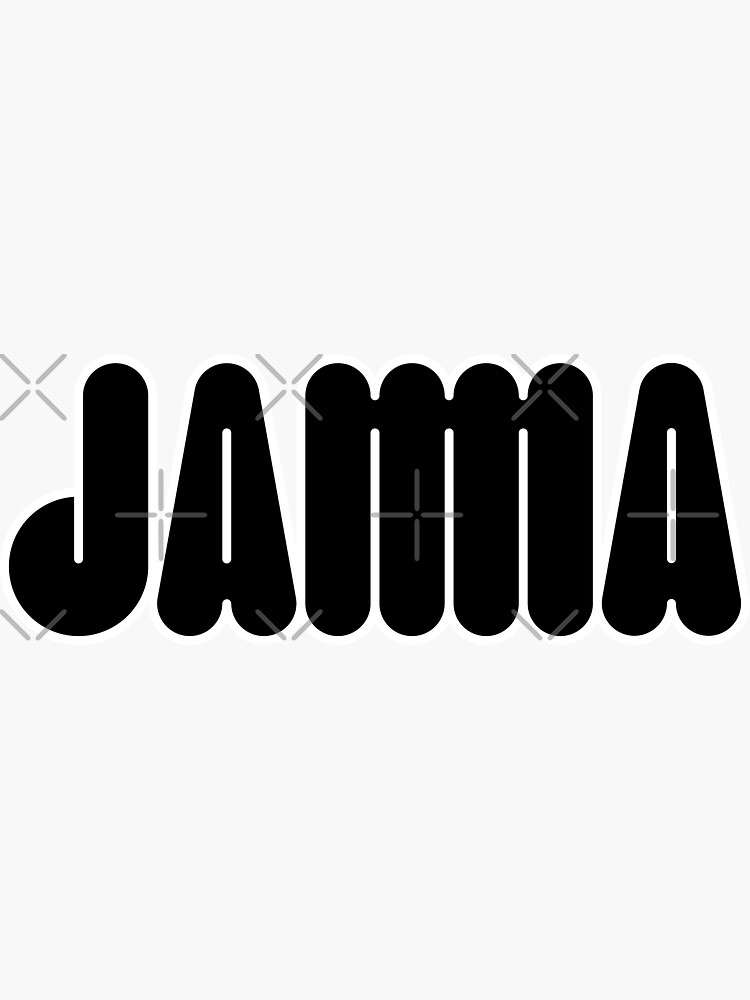 "Jamma Logo" Sticker for Sale by RubenCRM | Redbubble