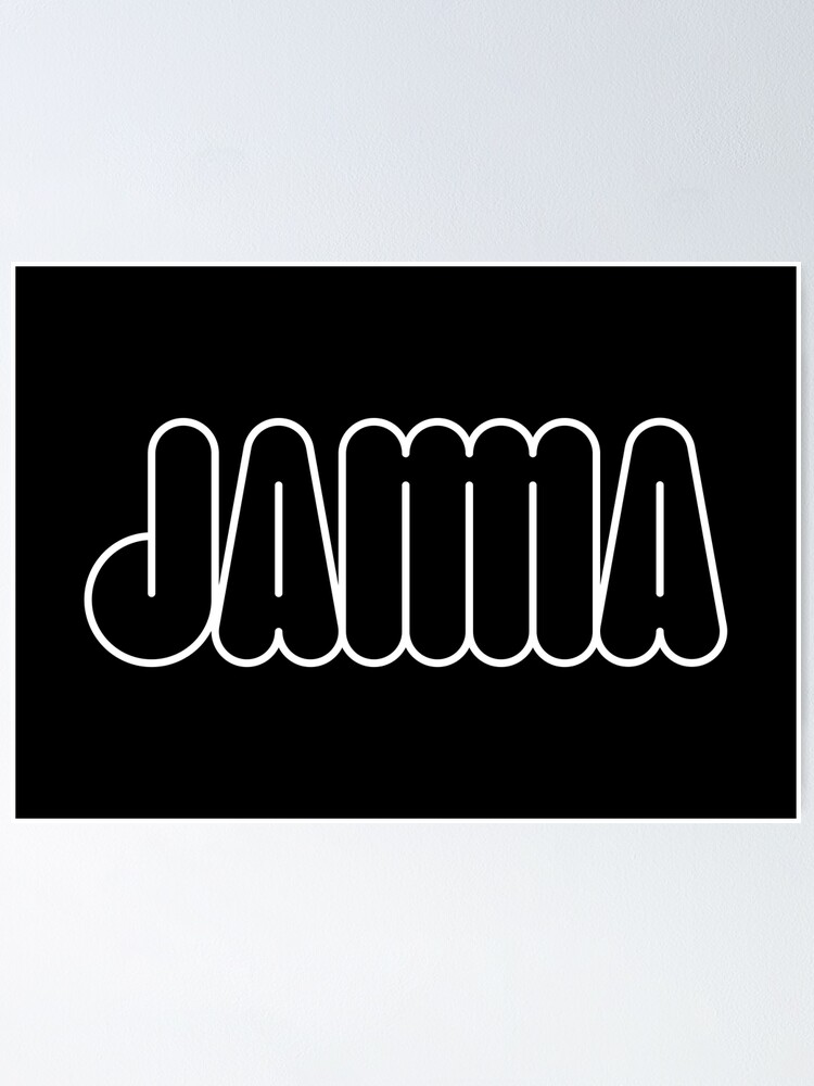 "Jamma Logo" Poster for Sale by RubenCRM | Redbubble