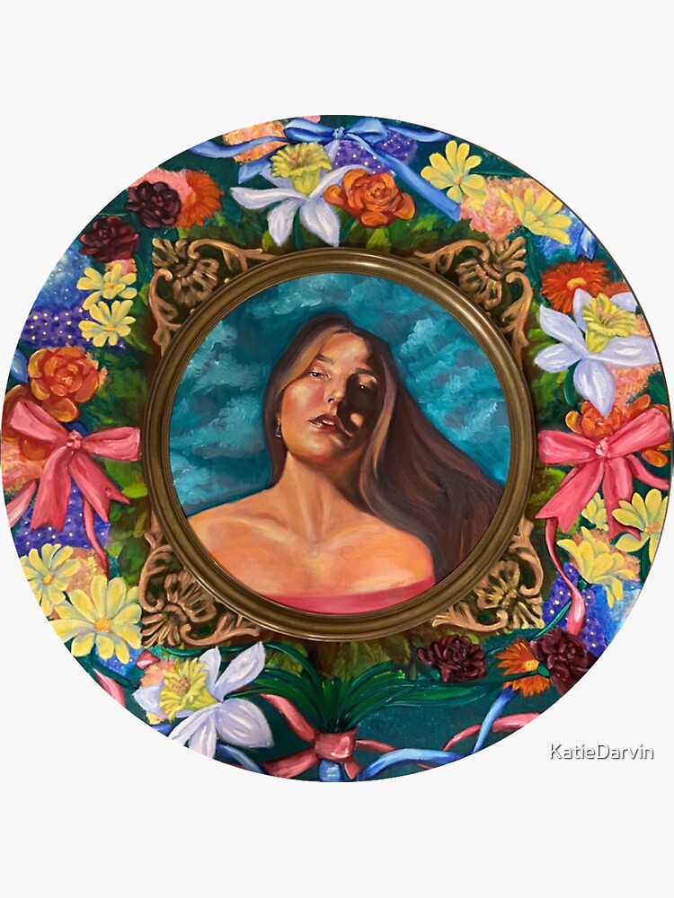 "Self Portrait" Sticker by KatieDarvin | Redbubble