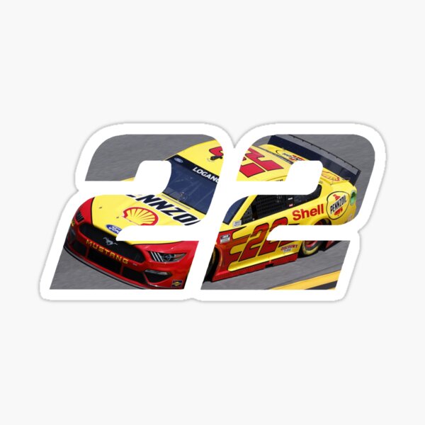 "Joey Lagano Car 22" Sticker for Sale by Foofighter01 | Redbubble