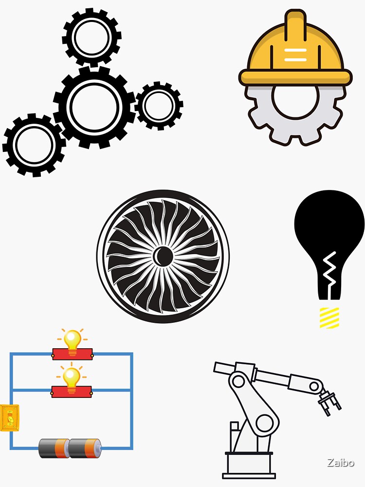 "Engineer sticker packs" Sticker for Sale by Zaibo | Redbubble