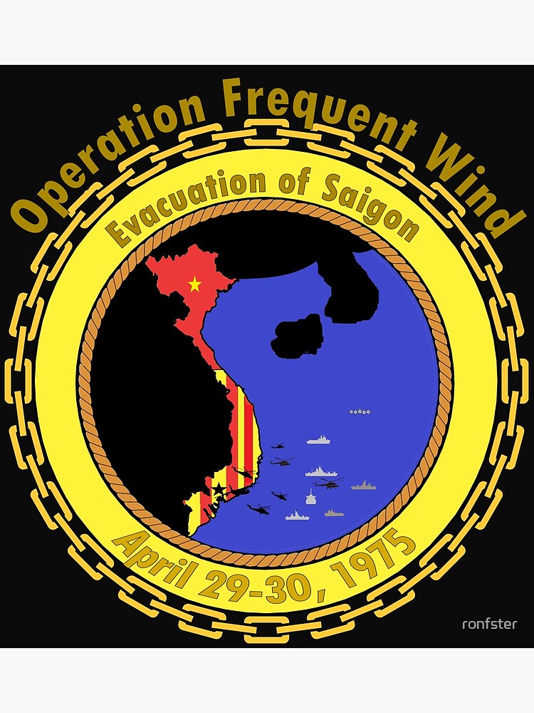 "Operation Frequent Wind" Poster for Sale by ronfster | Redbubble
