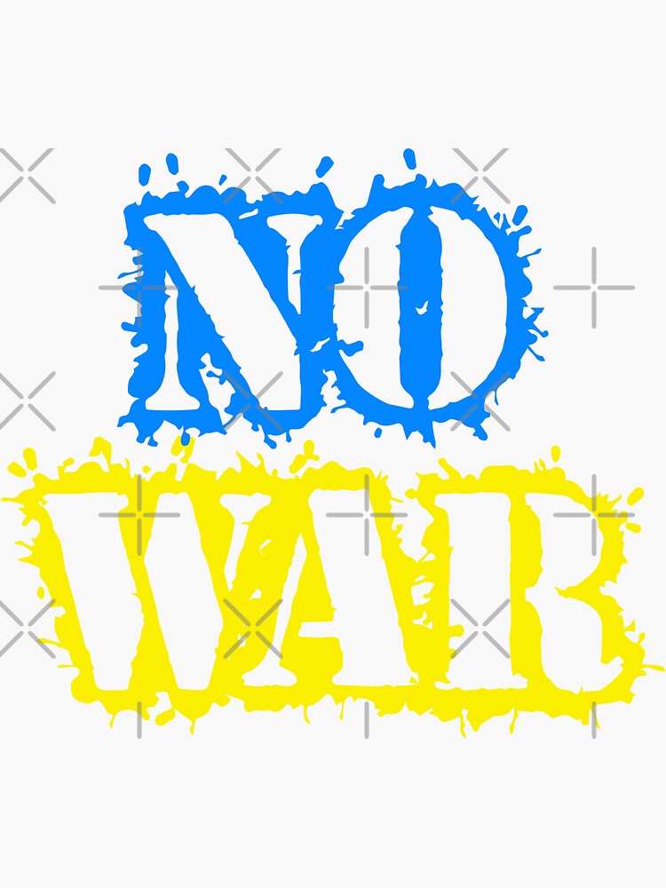 "No War Sticker" Sticker by clients | Redbubble