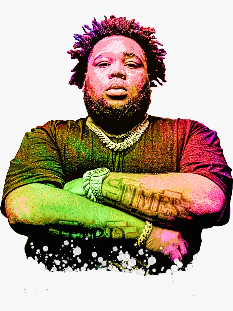 "rod wave" Sticker for Sale by SyahrulPopArt | Redbubble