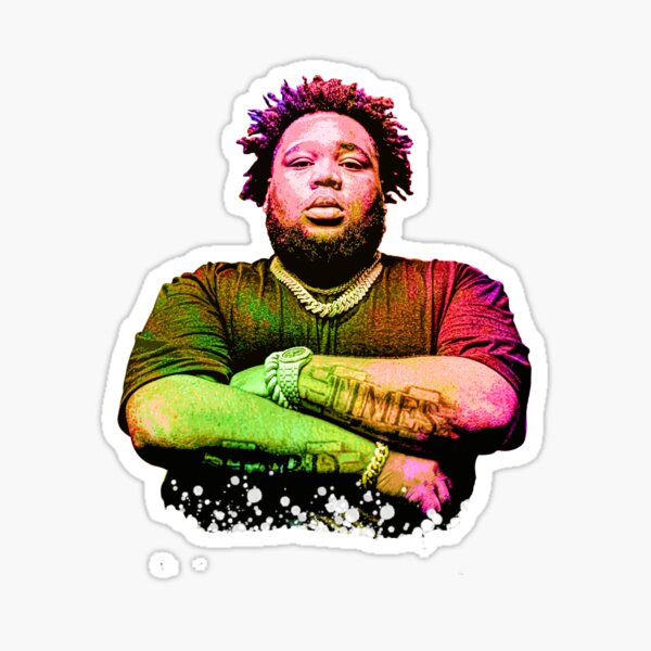 "rod wave" Sticker for Sale by SyahrulPopArt | Redbubble