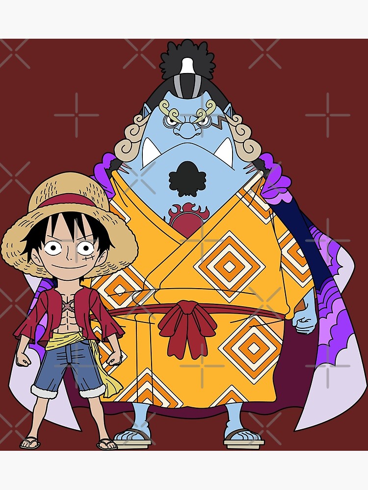 "Monkey D Luffy and Jinbe" Art Print for Sale by jimjimfuria | Redbubble