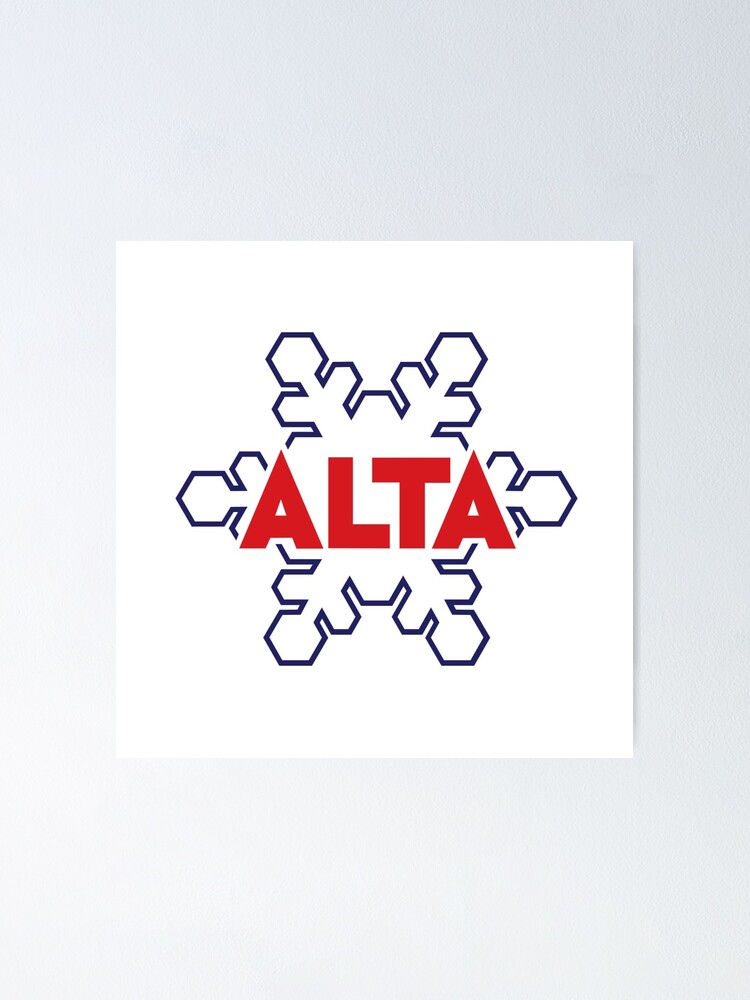 "alta logo" Poster for Sale by venussianshop | Redbubble