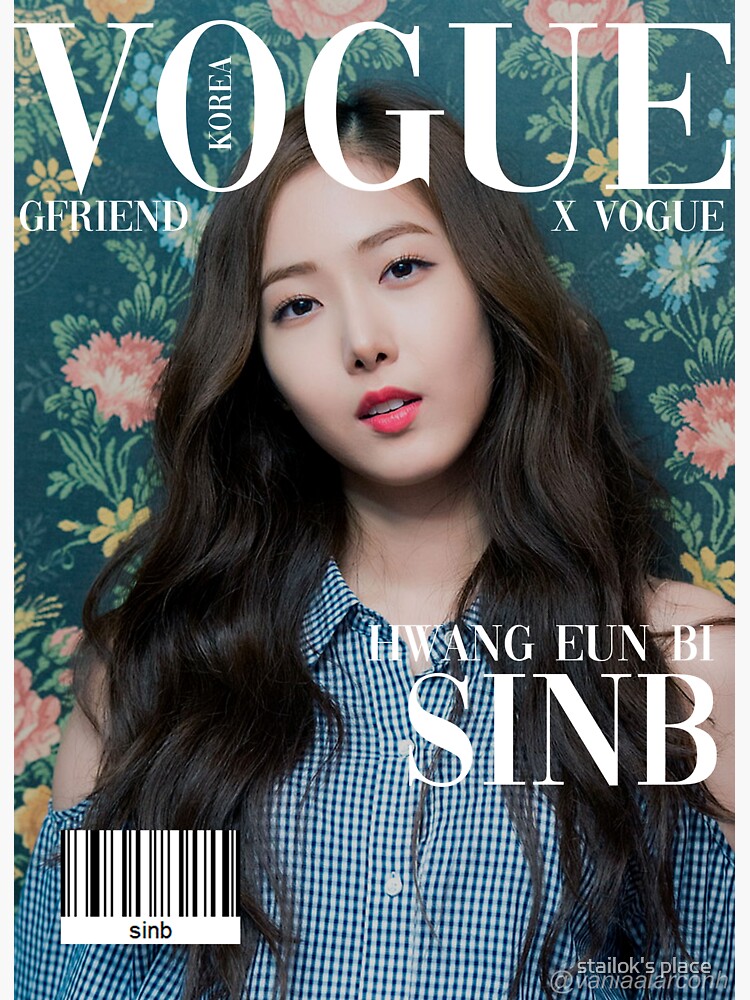 "GFRIEND Sinb (Magazine Cover)" Sticker by vaniaalarconh | Redbubble