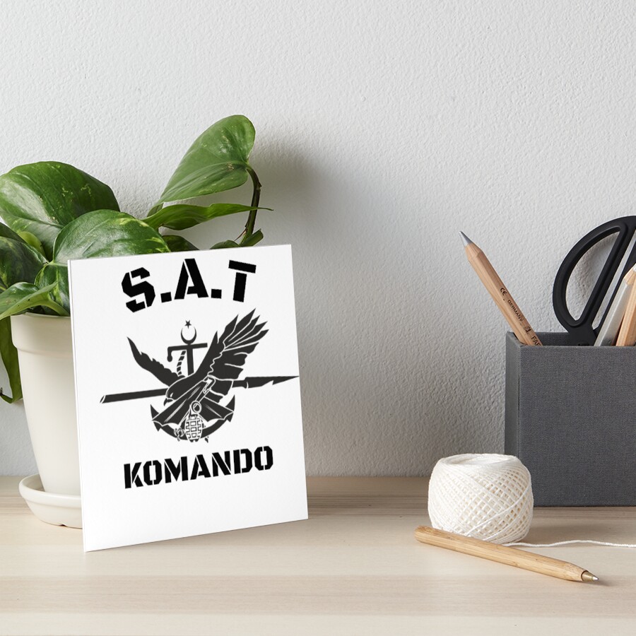 "SAT KOMANDO" Poster for Sale by immensedesign | Redbubble
