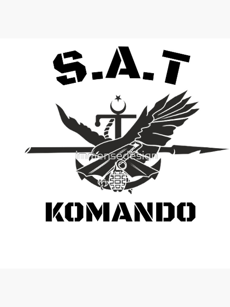 "SAT KOMANDO" Poster for Sale by immensedesign | Redbubble