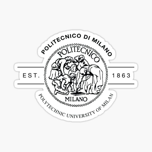 "Polytechnic University of Milan" Sticker by urbantale | Redbubble