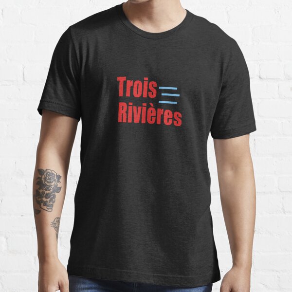 "Trois-Rivières, Three Rivers " T-shirt for Sale by lobodelnoir ...