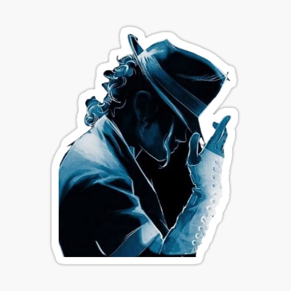 "Michael Jackson" Sticker for Sale by Magossa | Redbubble