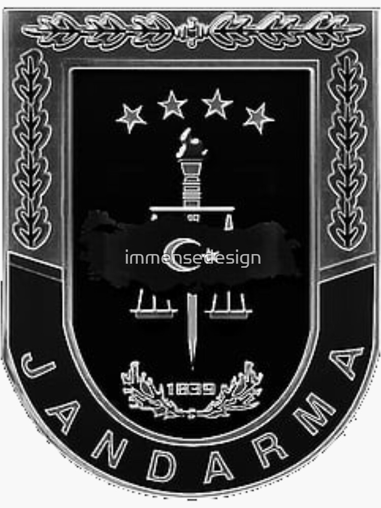 "Jandarma" Sticker by immensedesign | Redbubble
