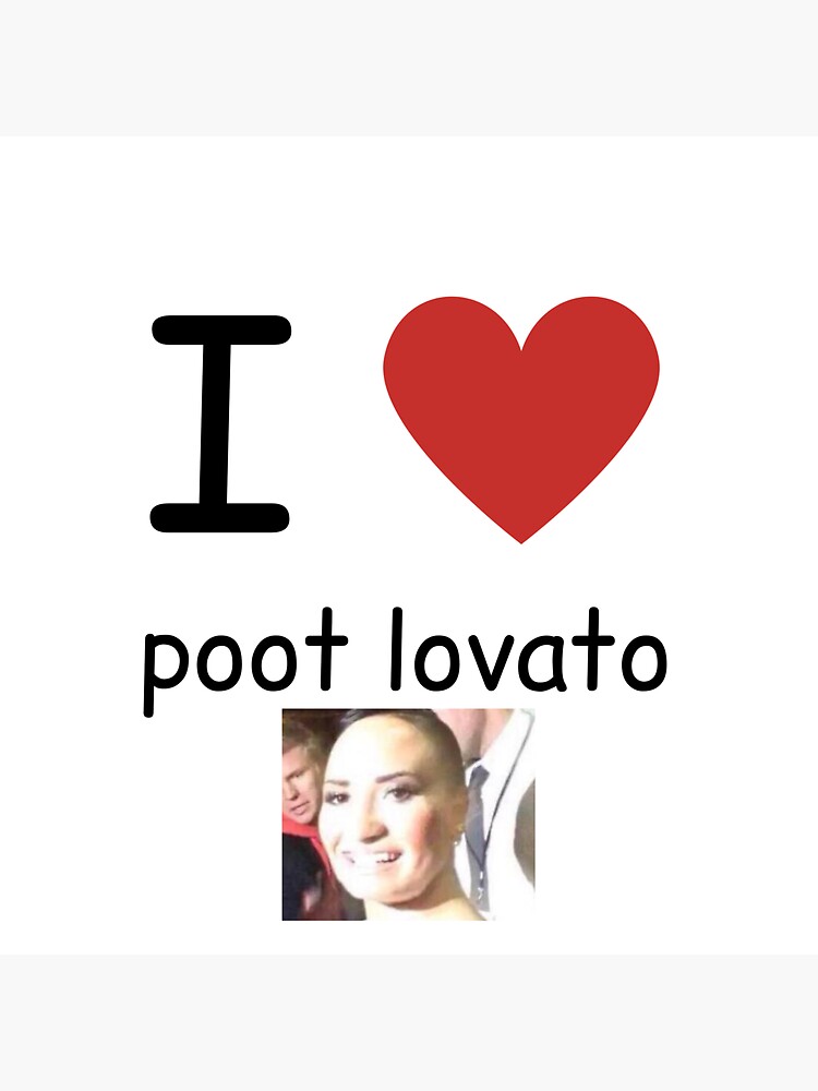 "poot lovato" Sticker for Sale by leilaniferree | Redbubble