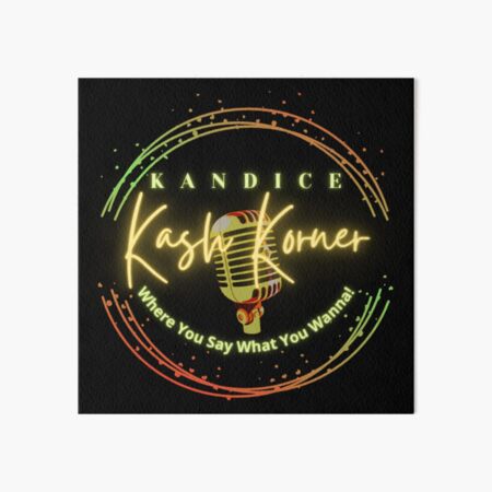 "Kandice KASH Korner LOGO" Art Board Print for Sale by KandiceKASH ...