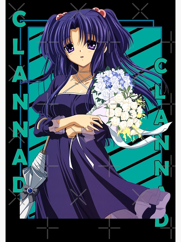 "Kotomi Ichinose Clannad Kuranado Color Stripe Design" Poster for Sale ...