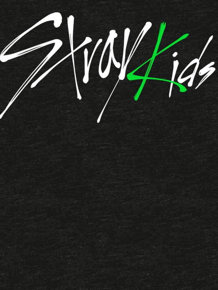 "Stray Kids Oddinary Frankenstein Version Green Logo" Tri-blend T-Shirt ...