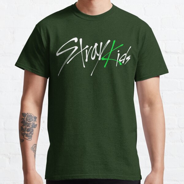 "Stray Kids Oddinary Frankenstein Version Green Logo" Classic T-Shirt ...