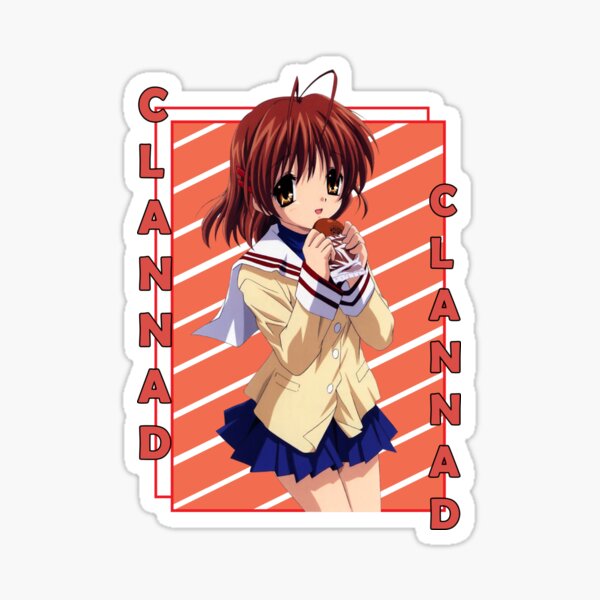 "Nagisa Furukawa Clannad Kuranado Color Stripe Design" Sticker by Kruto ...