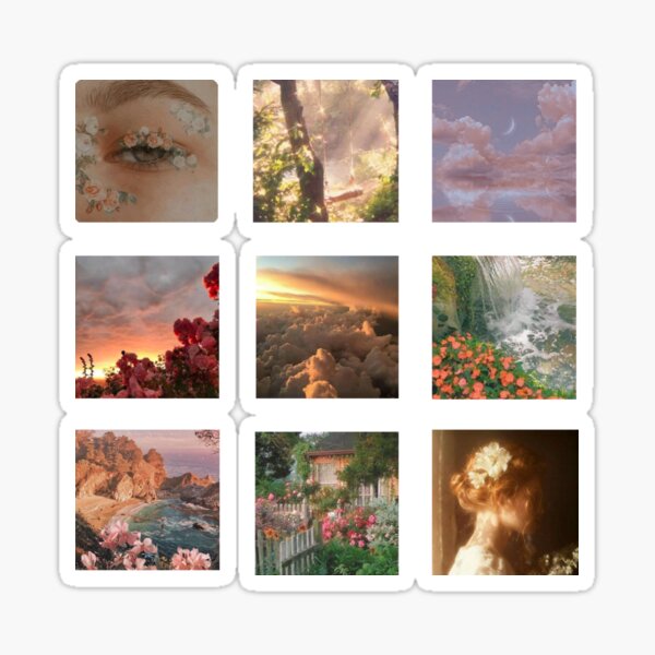 "Ethereal Cute Aesthetic Stickers" Sticker for Sale by Laxium | Redbubble
