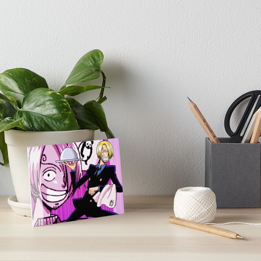 "One Piece Sanji Pixel Art" Art Board Print by Mecanimancer | Redbubble