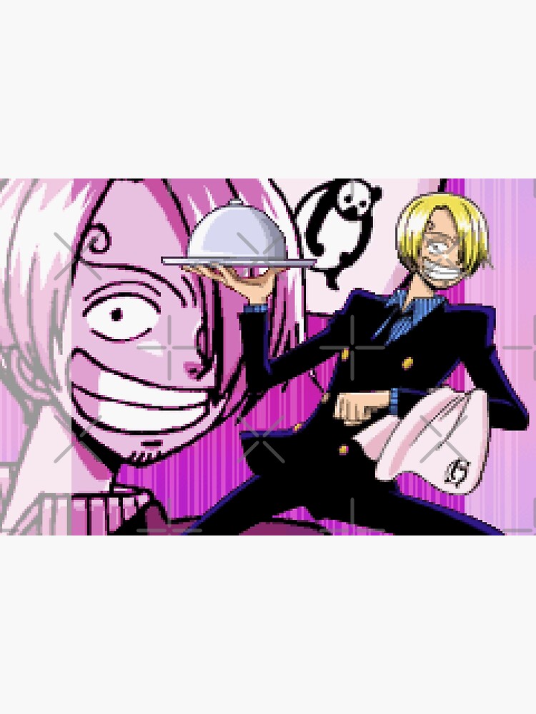 "One Piece Sanji Pixel Art" Poster by Mecanimancer | Redbubble