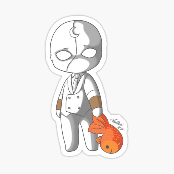 "Chibi Mr Knight" Sticker by ShahanaMikagi | Redbubble