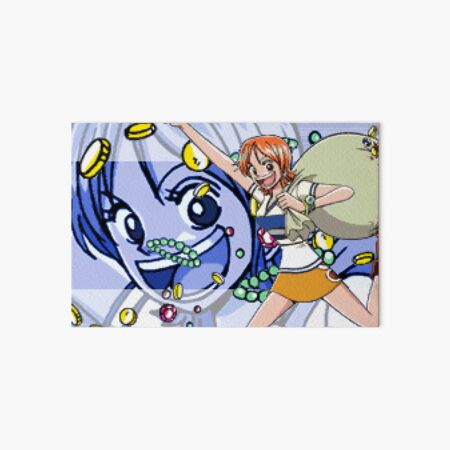 "One Piece Nami Pixel Art" Art Board Print by Mecanimancer | Redbubble