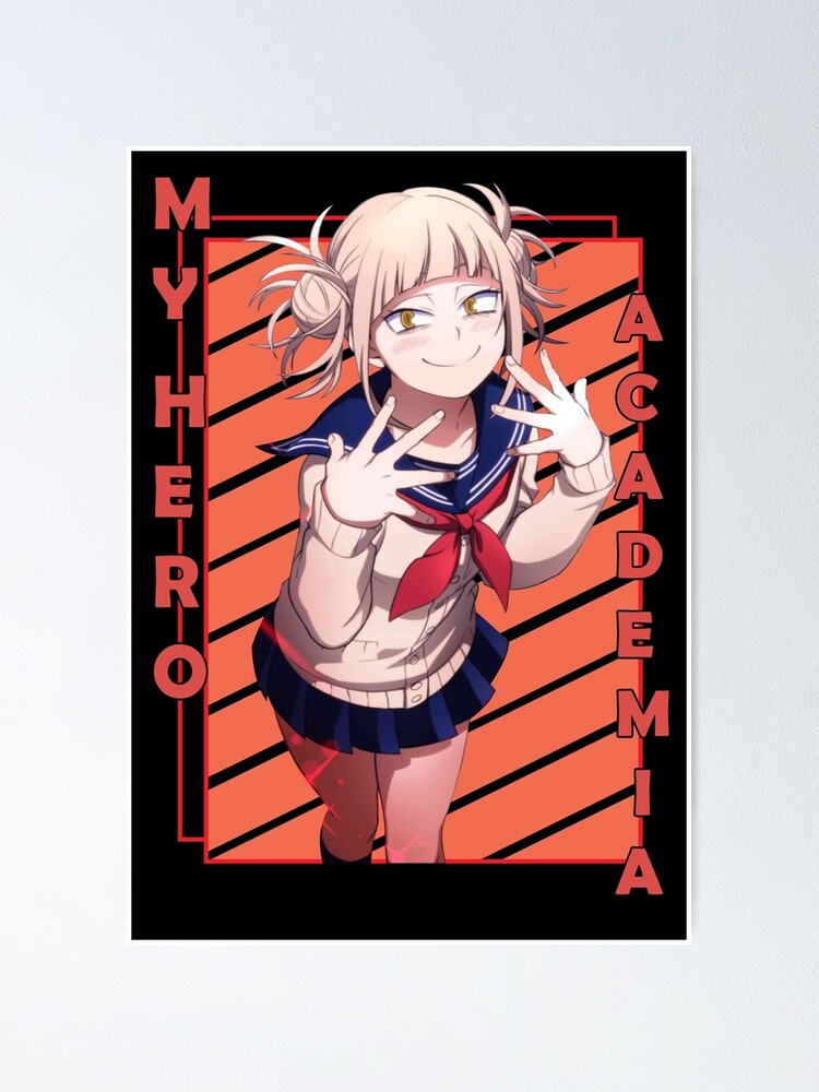"Himiko Toga My Hero Academia Boku no Hiro Akademia Color Stripe Design ...