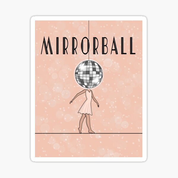 "MIRRORBALL " Sticker by Courtney-King | Redbubble