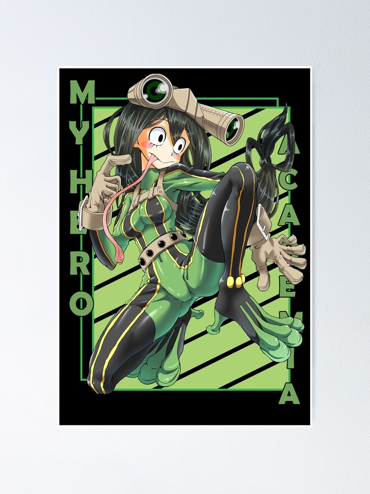 Tsuyu Asui Froppy My Hero Academia Boku No Hiro Akademia Color Stripe