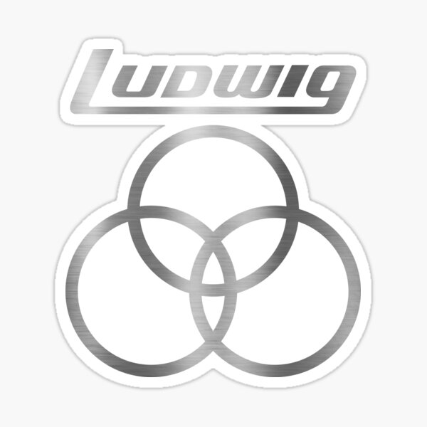 "PERCUSSION LUDWIG" Sticker by lartan | Redbubble