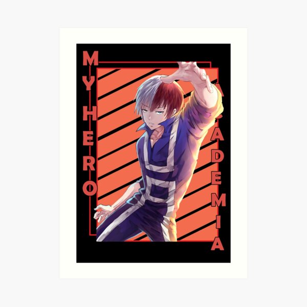 "Shoto Todoroki My Hero Academia Boku no Hiro Akademia Color Stripe ...