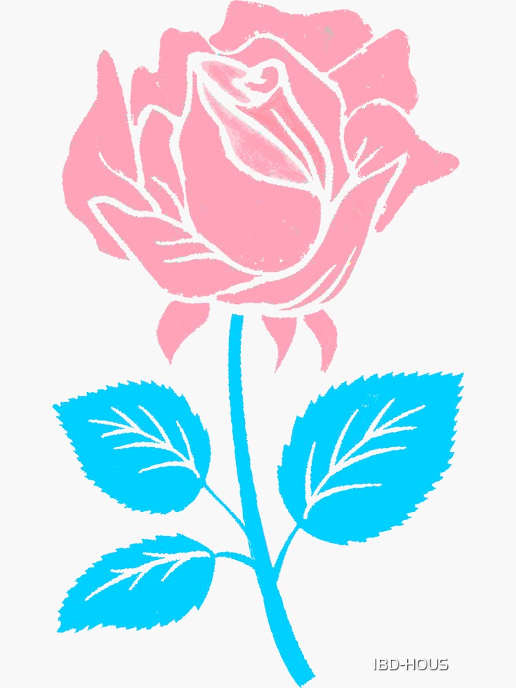 "Transgender Rose" Sticker by IBD-HOUS | Redbubble