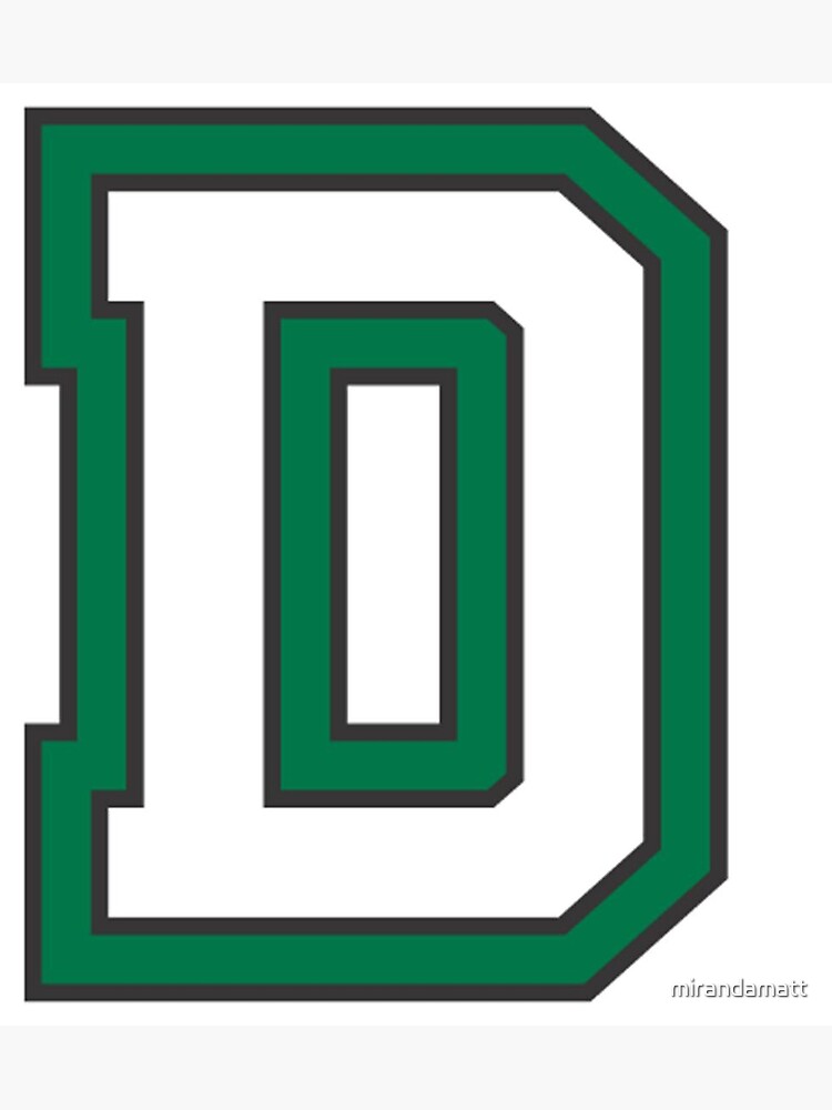 "Dartmouth D" Sticker for Sale by mirandamatt | Redbubble
