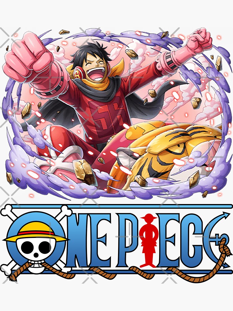 Pegatina «Regalo de Monkey D Luffy para fanáticos de One Piece Amantes ...