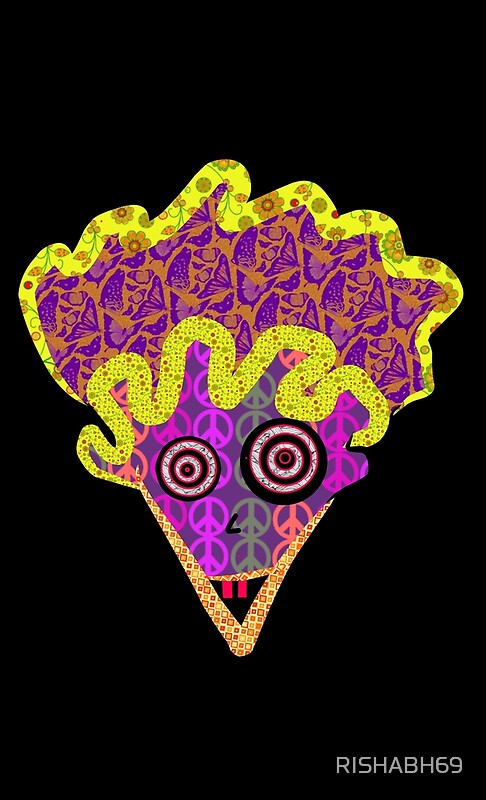 "Trippy head character " by RISHABH69 | Redbubble