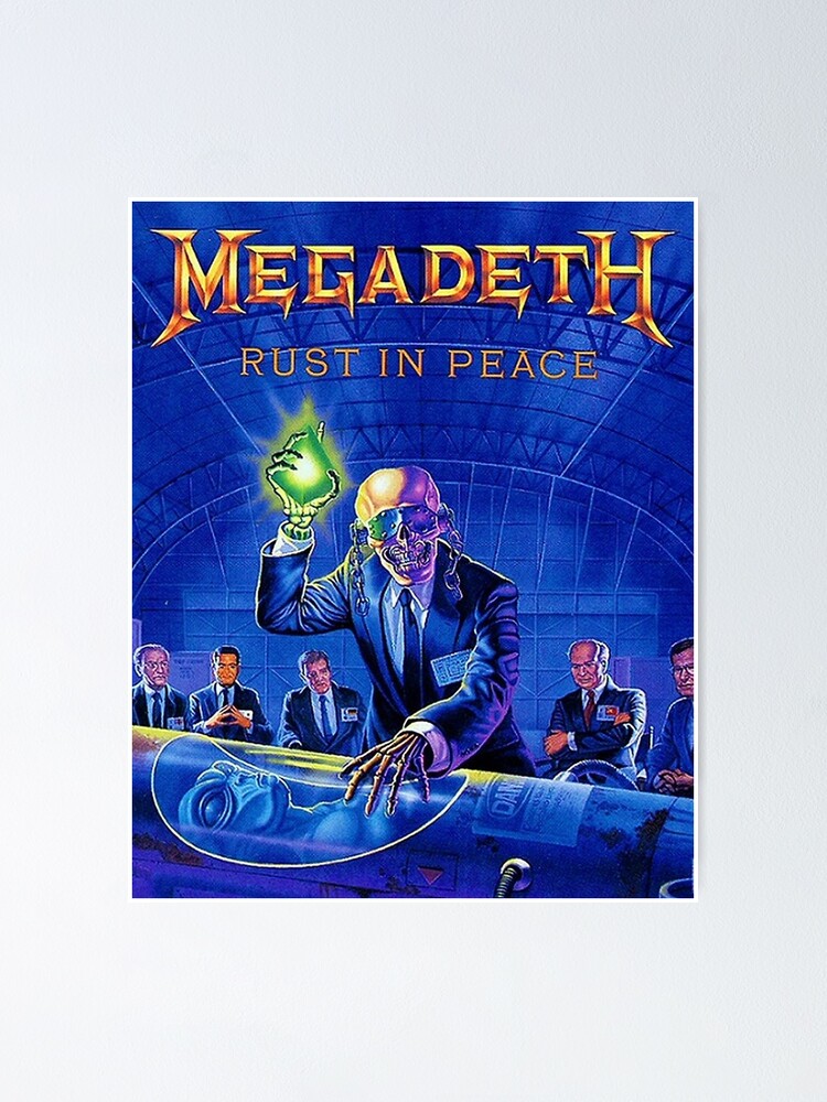 "rust in peace Poster" Poster for Sale by eleanorejon | Redbubble