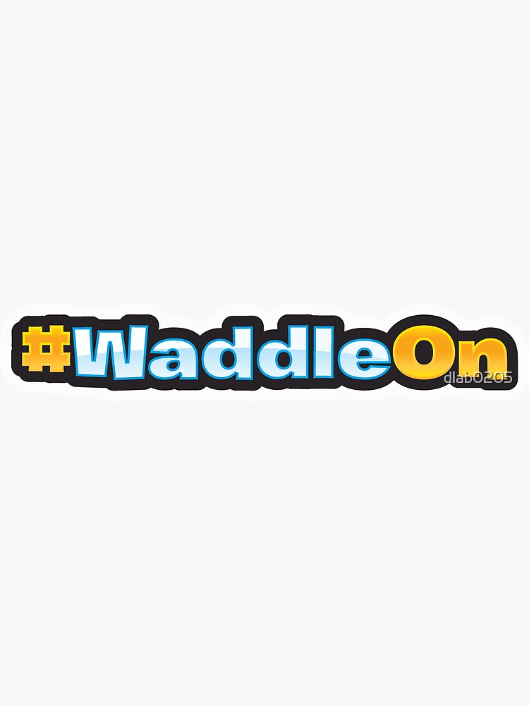"Club Penguin - Waddle On" Sticker for Sale by dlab0205 | Redbubble
