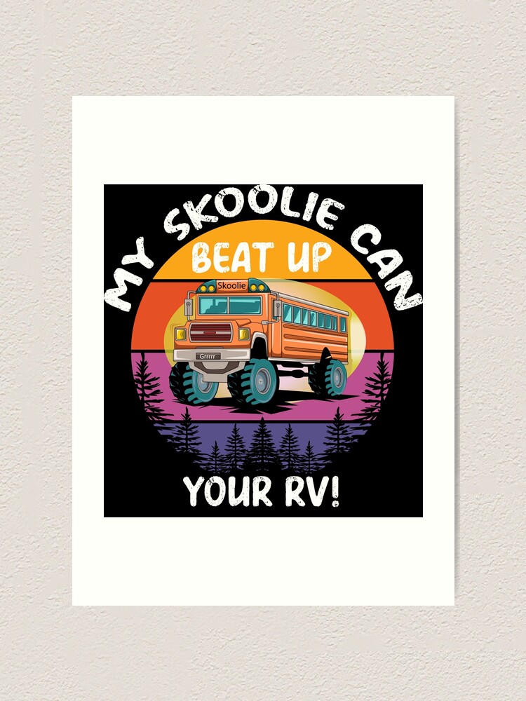 Lámina artística «Las conversiones de Skoolie Bus son mejores que las ...